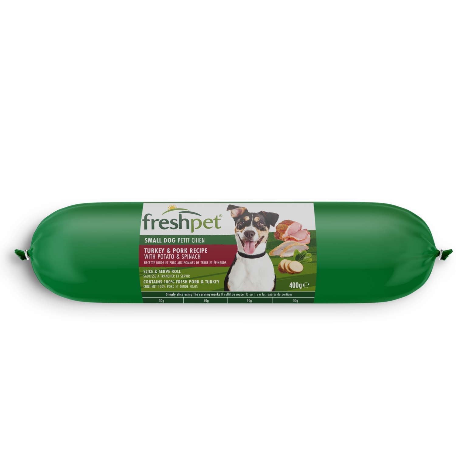 Freshpet® Small Dog Turkey & Pork Recipe with Potato & Spinach