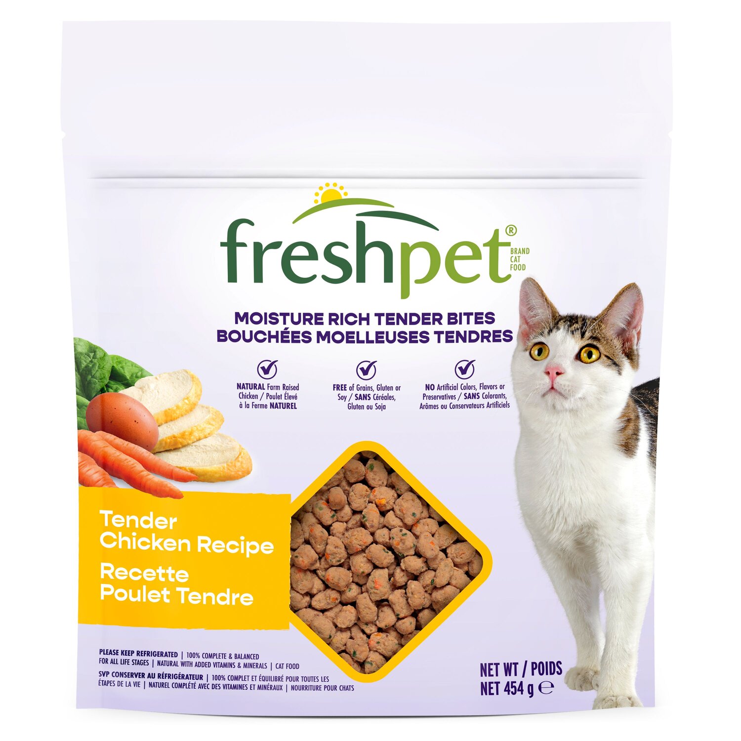 Freshpet® Tender Chicken with Garden Veggies Cat Food