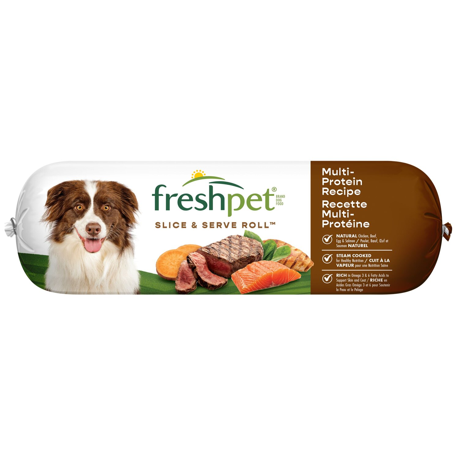 Freshpet® Chicken & Beef with Salmon + Egg Dog Food Roll