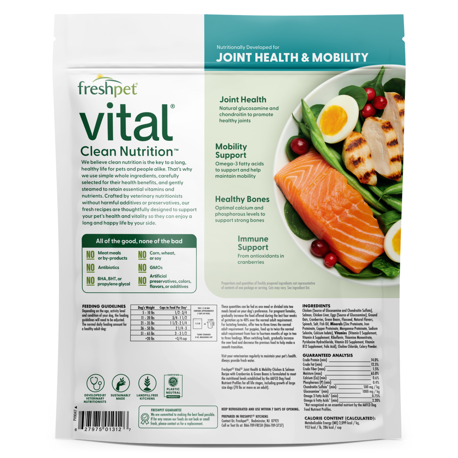 Freshpet Vital Joint & Mobility Health Dog Food w/ Glucosamine