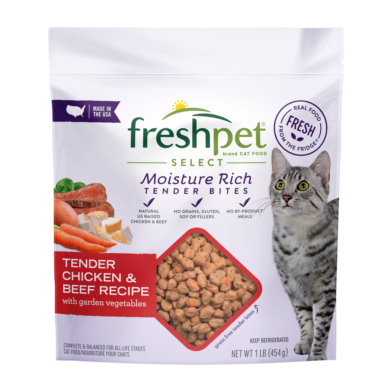 Freshpet® Tender Chicken, Beef, & Vegetables Cat Food
