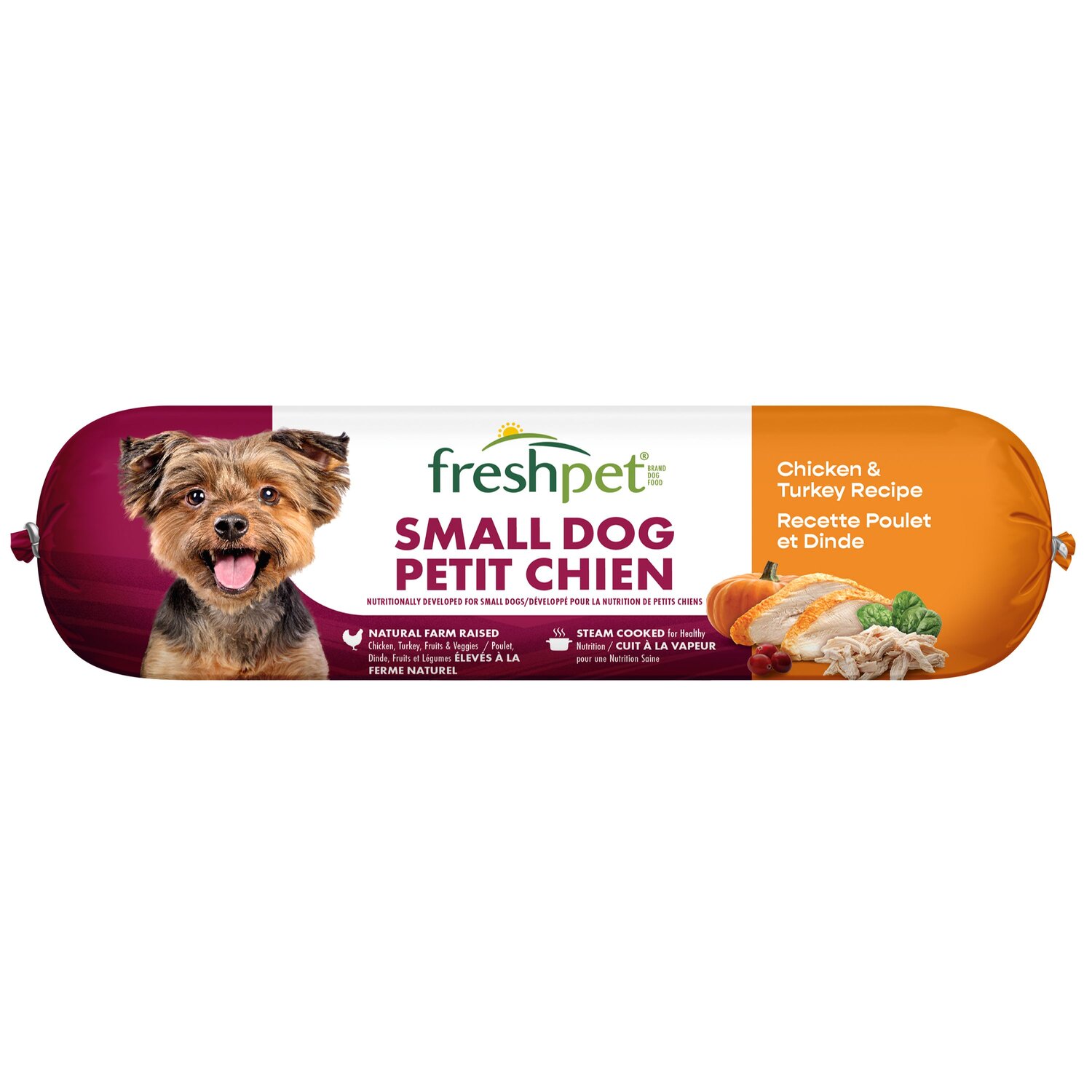 Freshpet® Chicken, Turkey, Cranberry & Spinach Small Dog Food