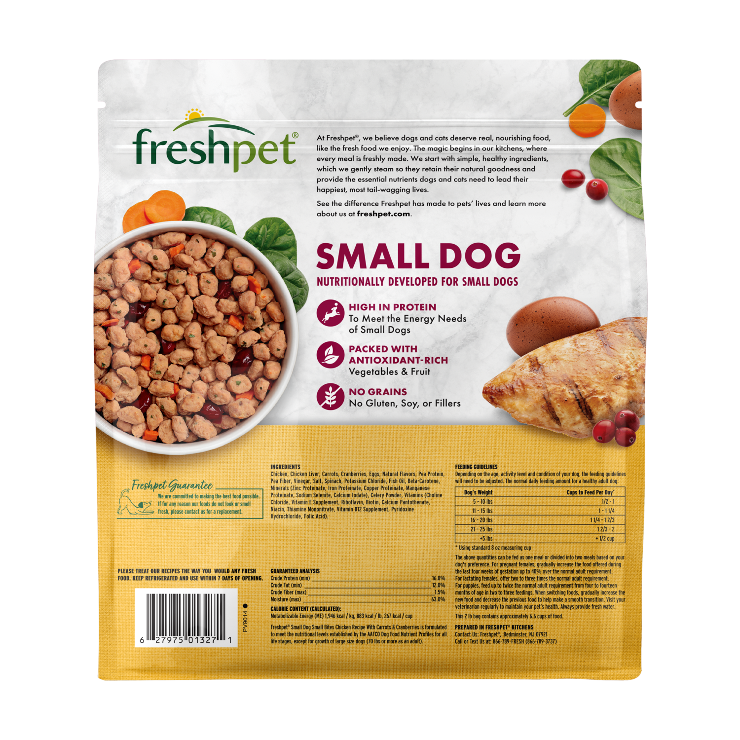 Freshpet® Small Dog Bite Size Chicken Recipe