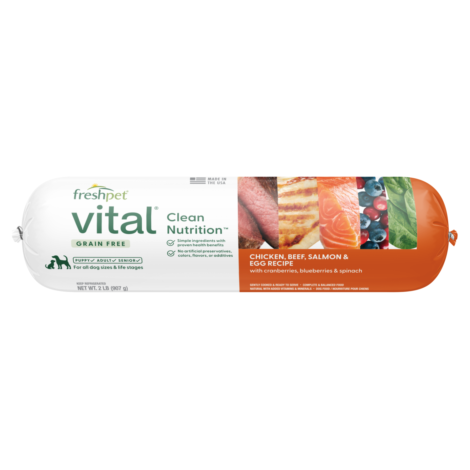 Freshpet® Vital Grain Free Multi-Protein Dog Food with Sweet Potatoes
