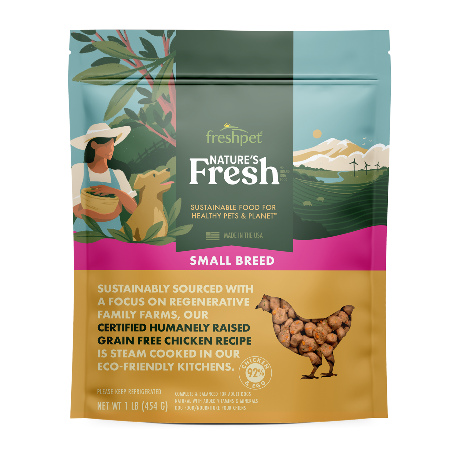 Freshpet® Nature’s Fresh Grain Free Small Breed Chicken Dog Food