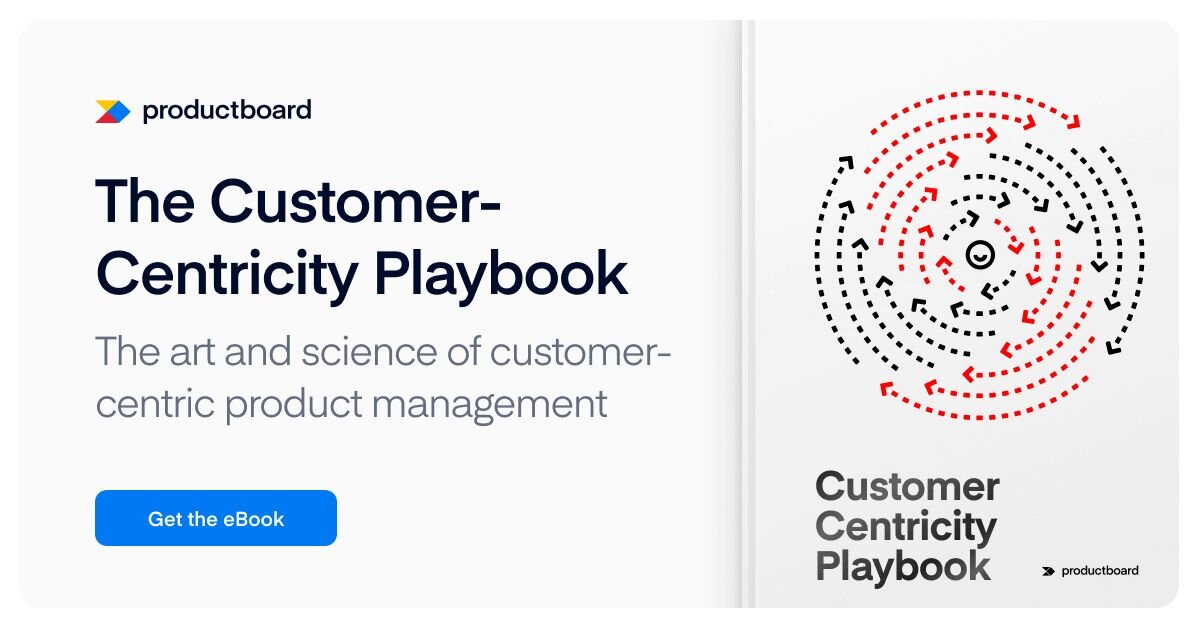 eBook: The Customer-Centricity Playbook | Productboard