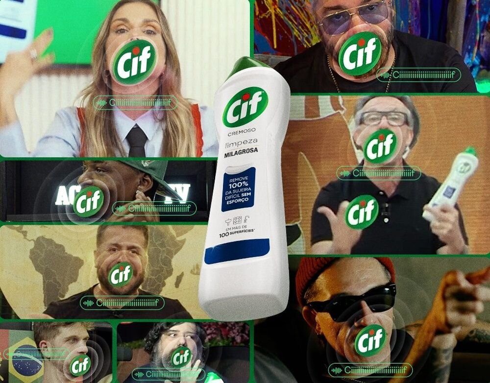Cif cleans up podcast swearing to boost brand visibility in Brazil