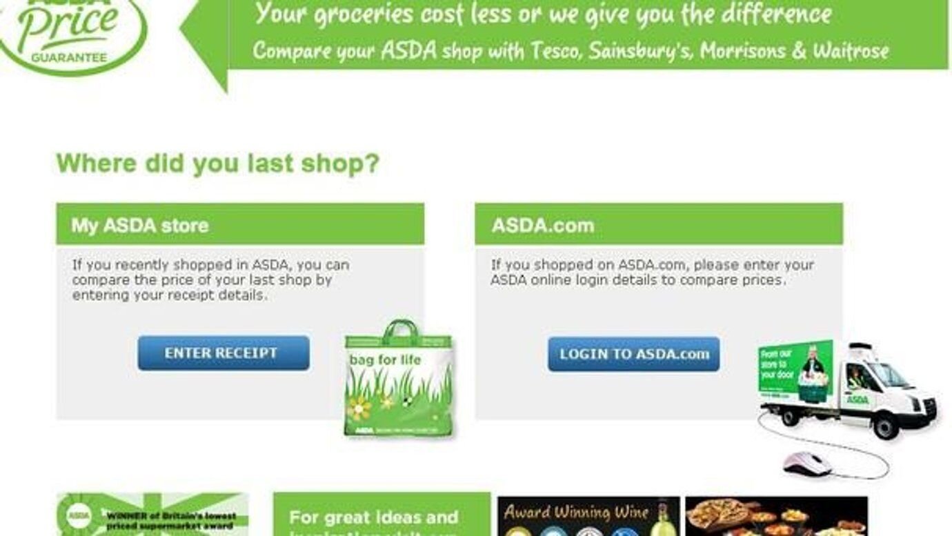 ASDA offers value via Price Guarantee