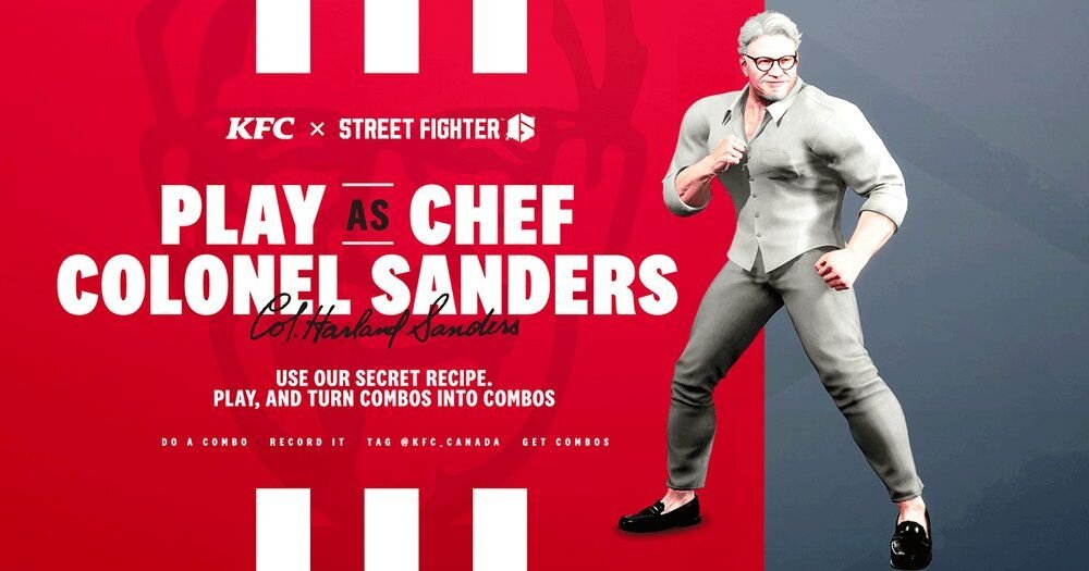 KFC invites customers to kick a** with the Colonel in Street Fighter 6