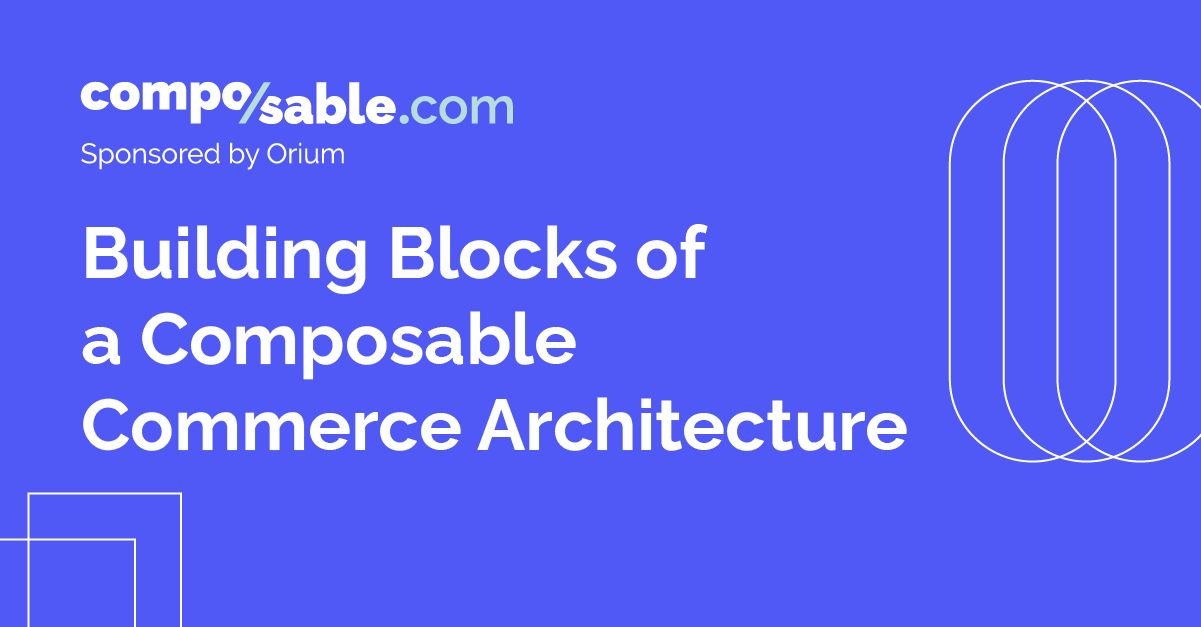 Composable Commerce Building Blocks for AI Readiness