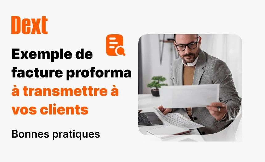 Exemple de facture proforma : notre modèle sur-mesure | Dext