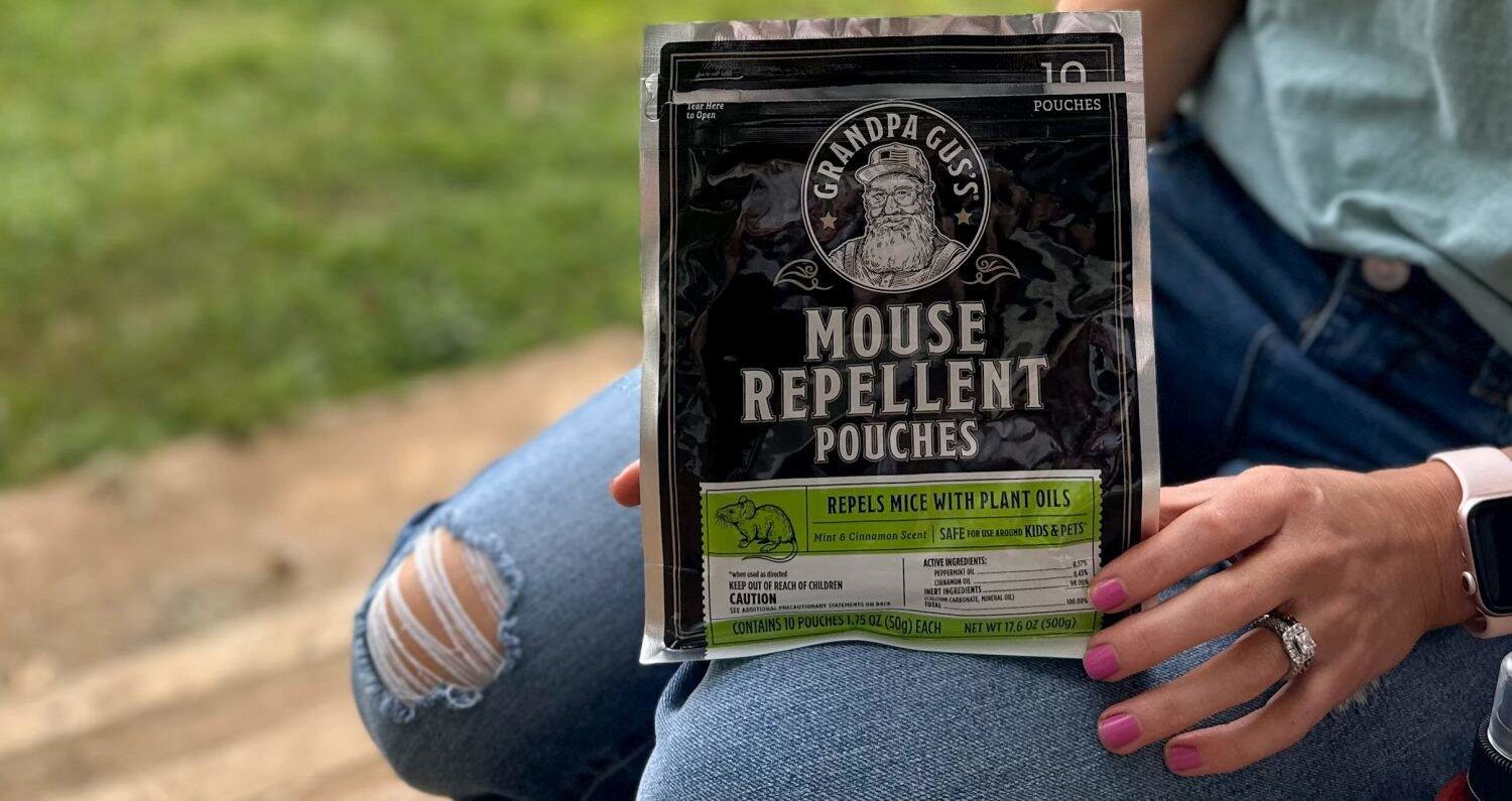 Never See A Mouse Again Grandpa Gus S Mouse Repellent Pouches