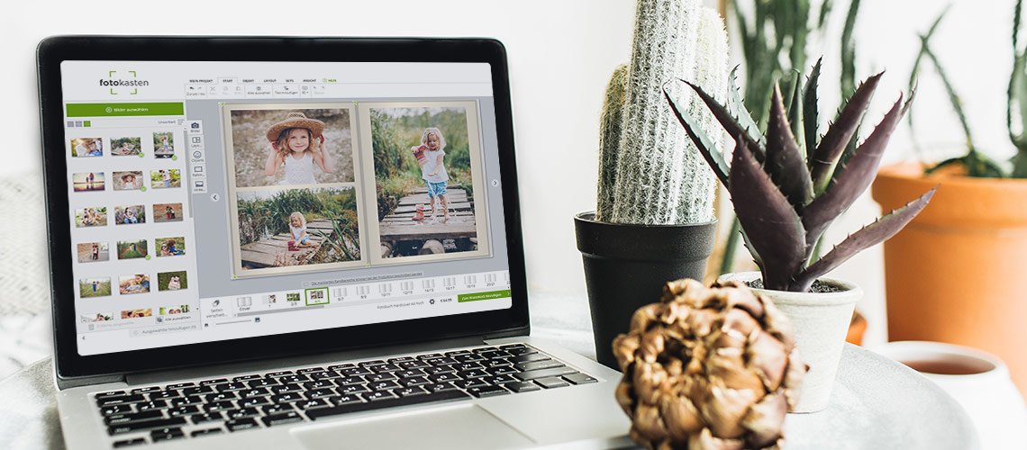 Erstklassige Fotoprodukte selbst gestalten | fotokasten