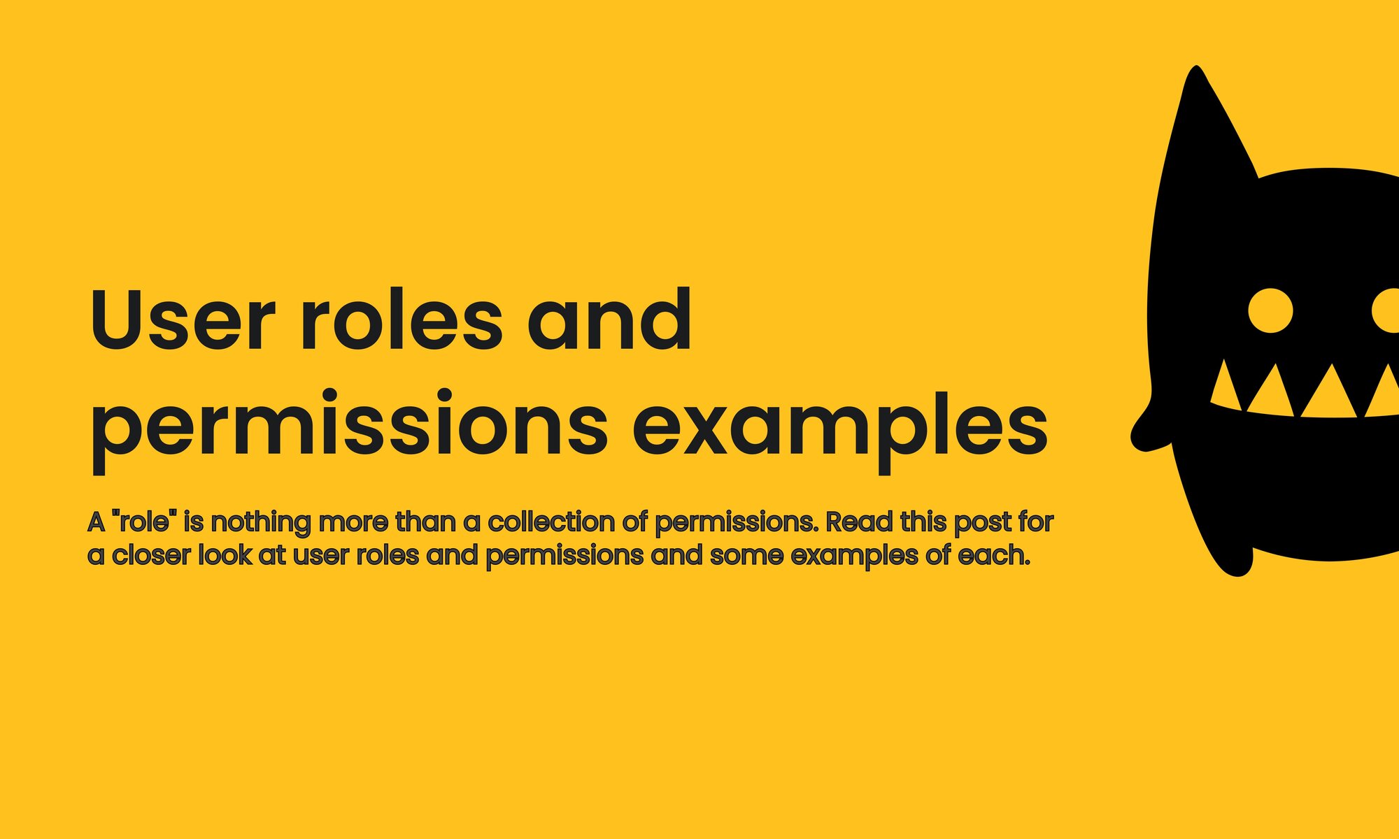 User roles and permissions examples | Cerbos