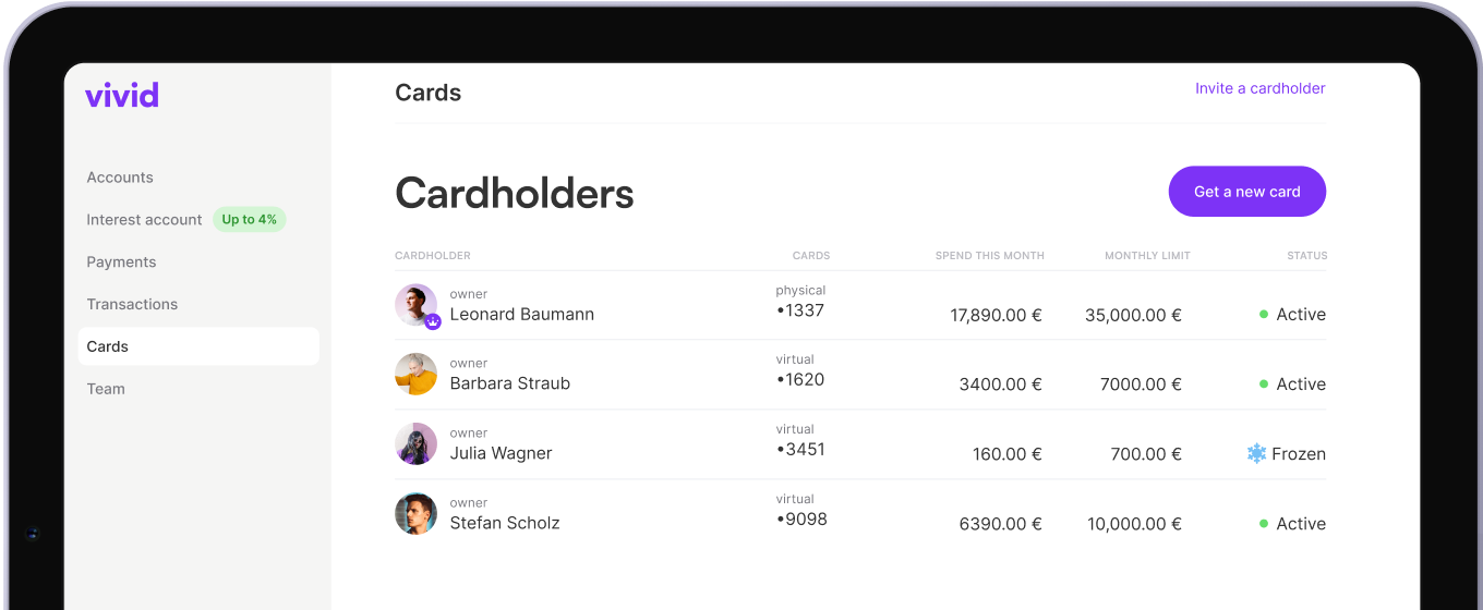 Vivid Business and Personal finances | Vivid Europe