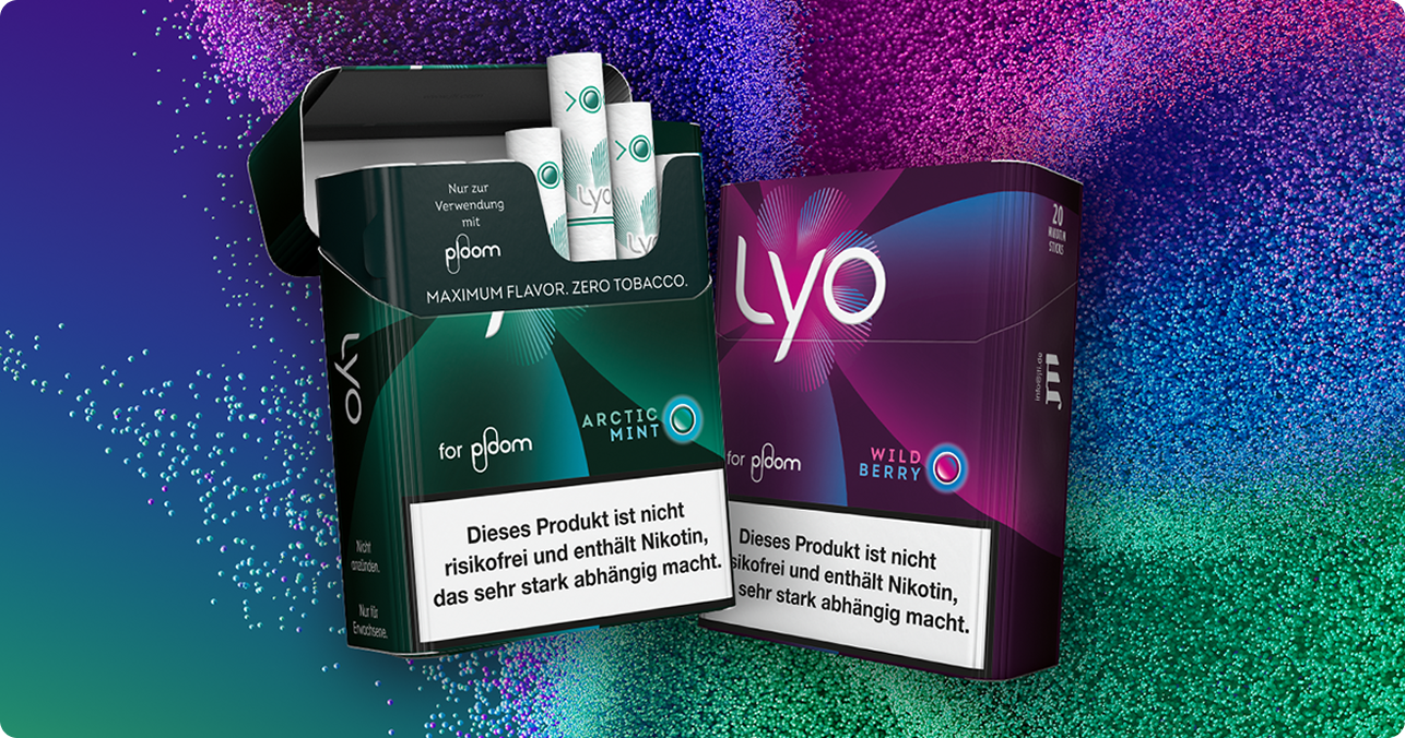 Nikotinsticks mit intensivem Aroma ohne Tabak*