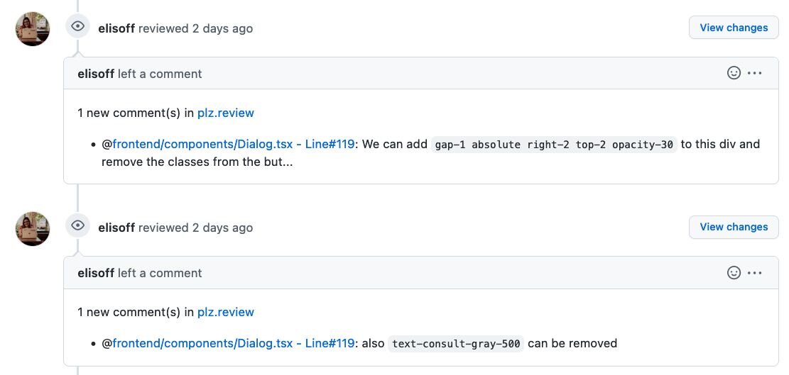 Improving on the GitHub code review comment experience | Bit Complete