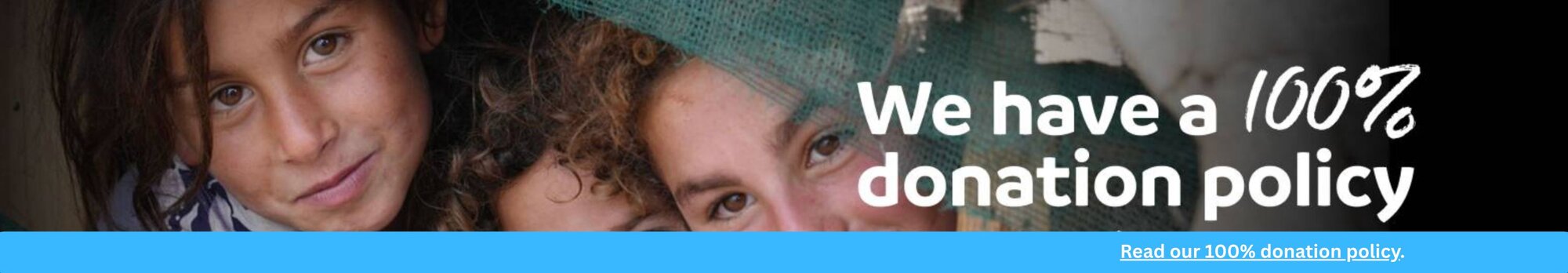 100% Donation Policy | Our Islamic Charity has 100% Donation Policy | MATW