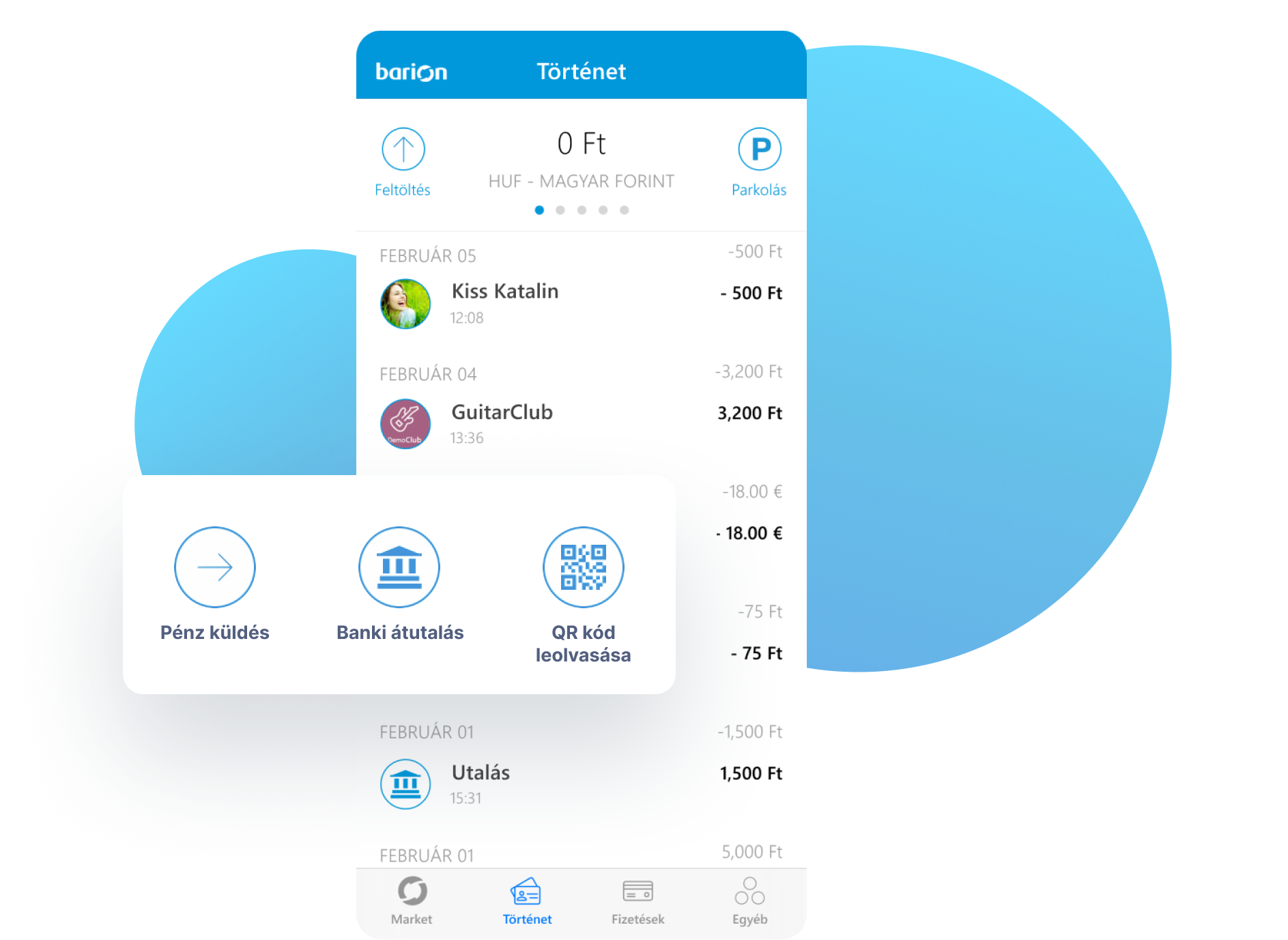 Díjak Magánszemélyeknek - Barion
