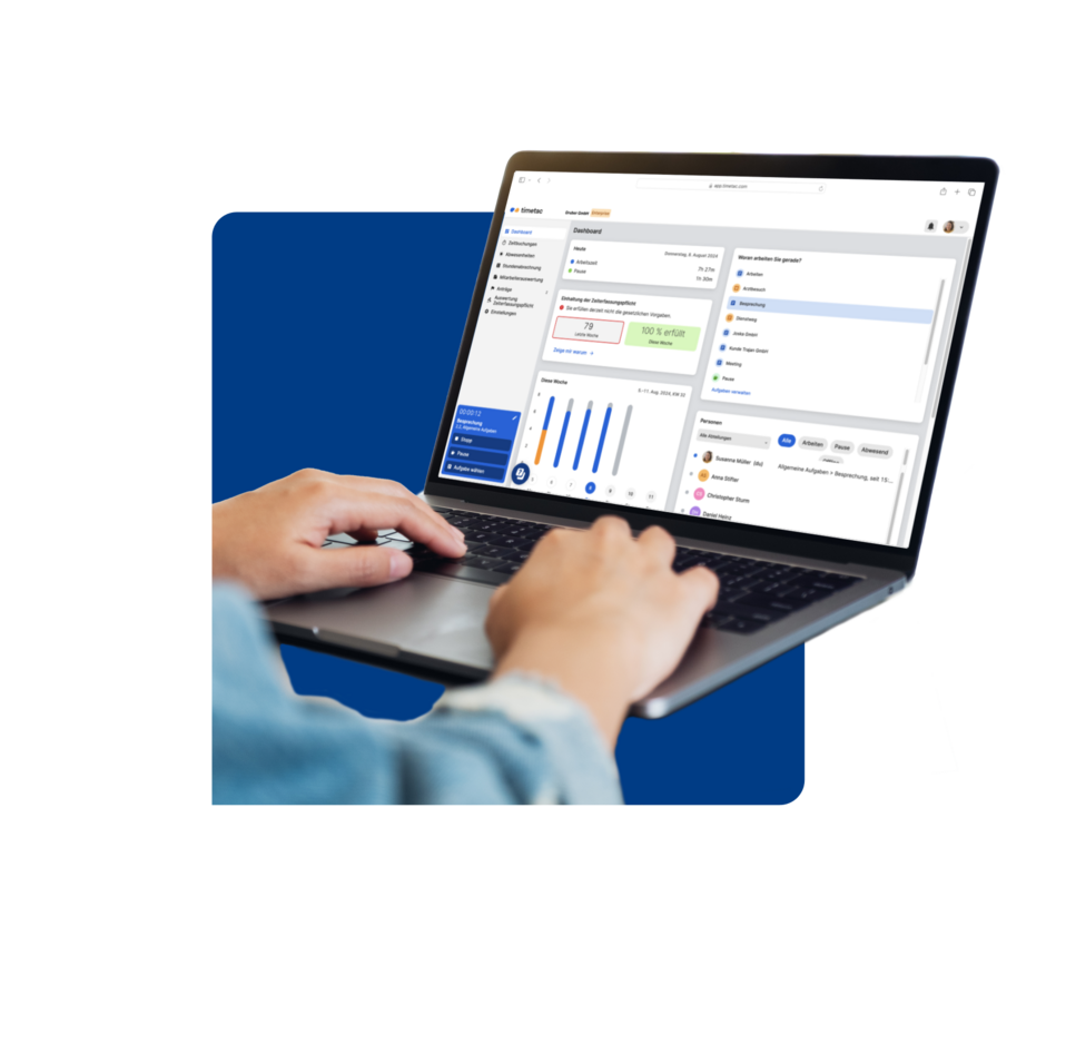 Mobile Zeiterfassung – TimeTac App für iOS & Android - TimeTac next