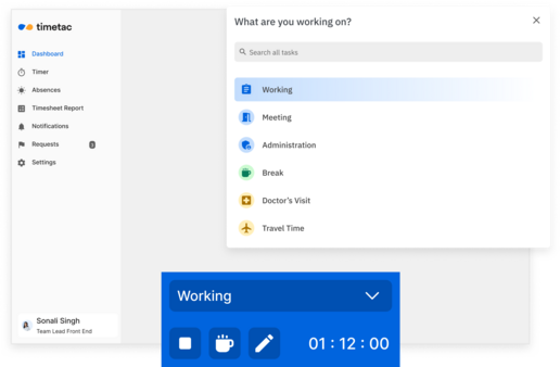 TimeTac next - time tracking software - TimeTac next