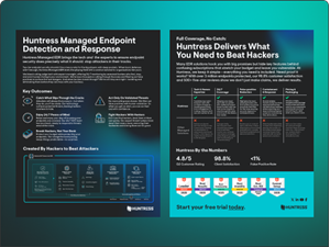 Huntress Managed EDR Datasheet | Huntress