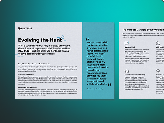 Evolving the Hunt Datasheet | Huntress
