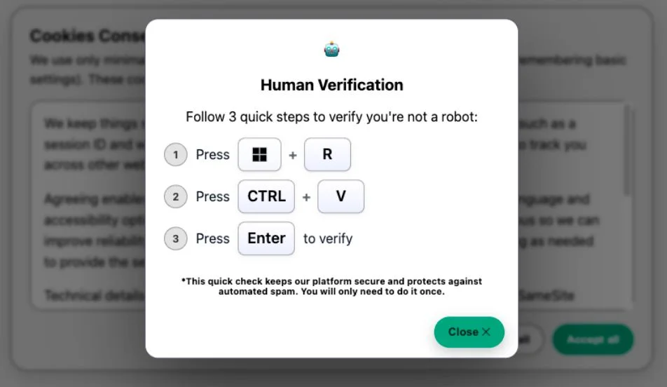 Hackers Use ClickFix Technique to Conceal Malicious Images in Image Files