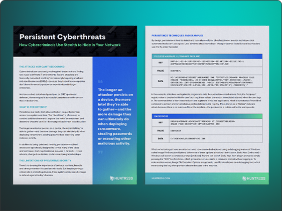 How Cybercriminals Use Stealth to Hide in Your Network Datasheet | Huntress