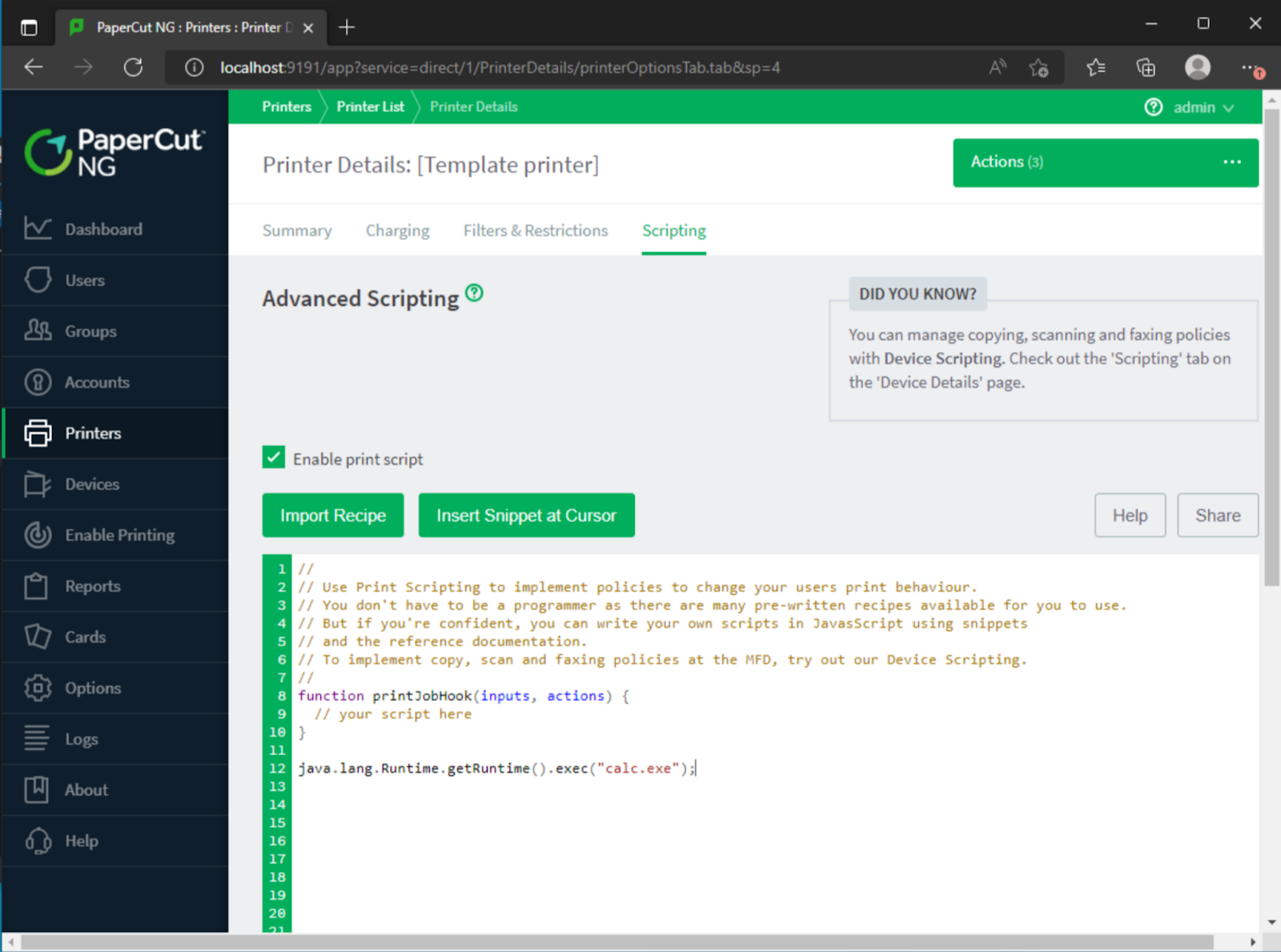 Critical Vulnerabilities in PaperCut Print Management Software | Huntress