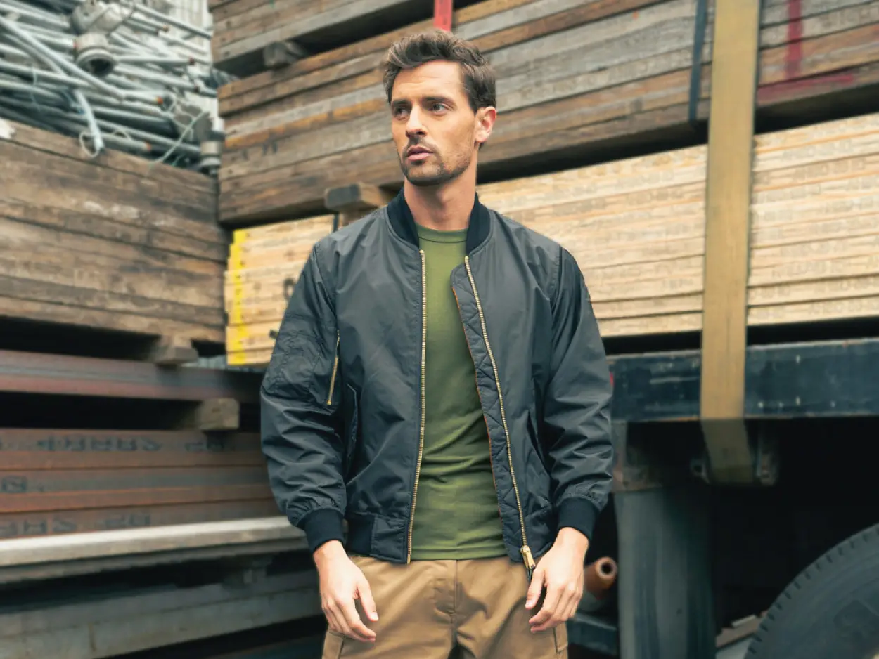 Rothco Lightweight Enhanced Nylon MA-1 Flight Jacket