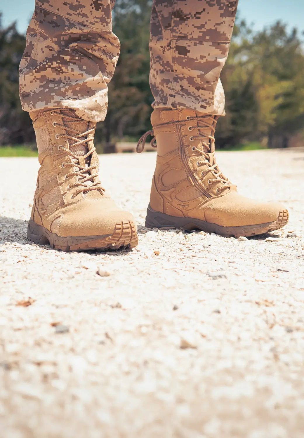 Rothco Forced Entry Deployment Boots With Side Zipper - 8 Inch