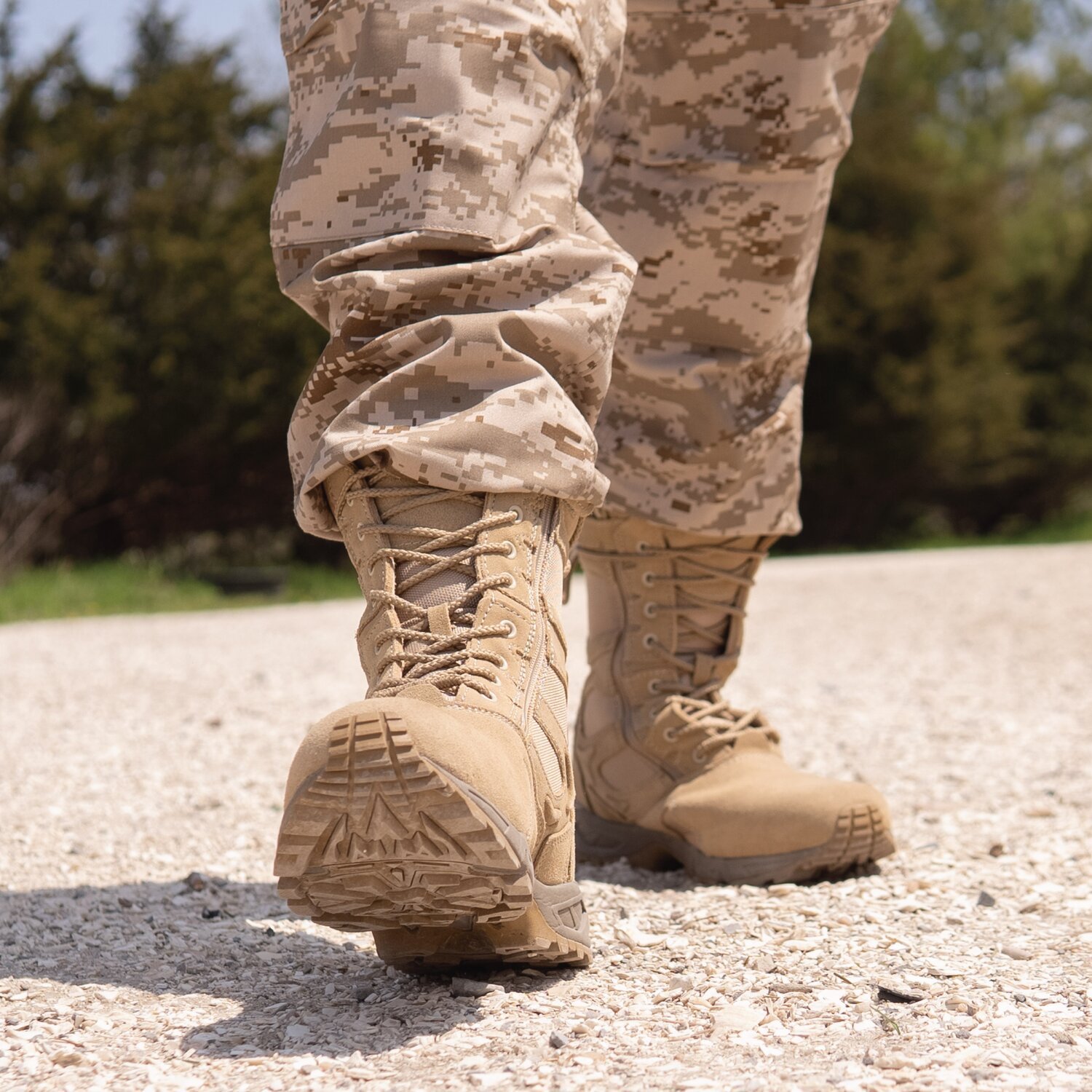 Rothco Forced Entry Deployment Boots With Side Zipper - 8 Inch