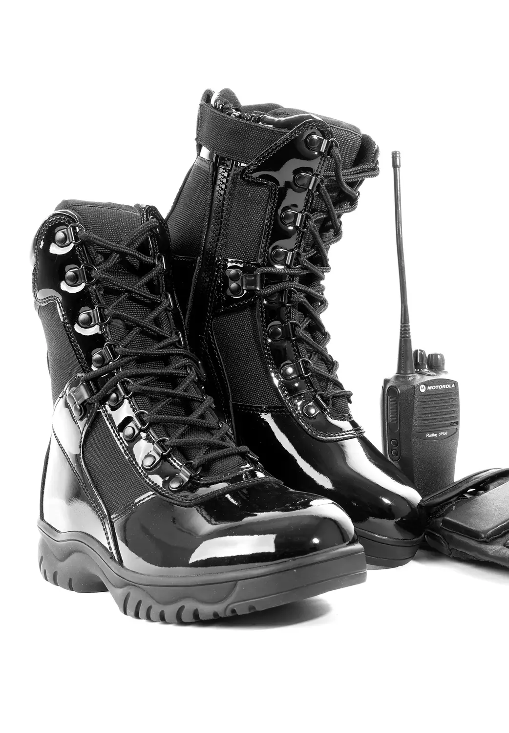 Rothco Forced Entry High-Gloss Tactical Boot with Side Zipper - 8 Inch