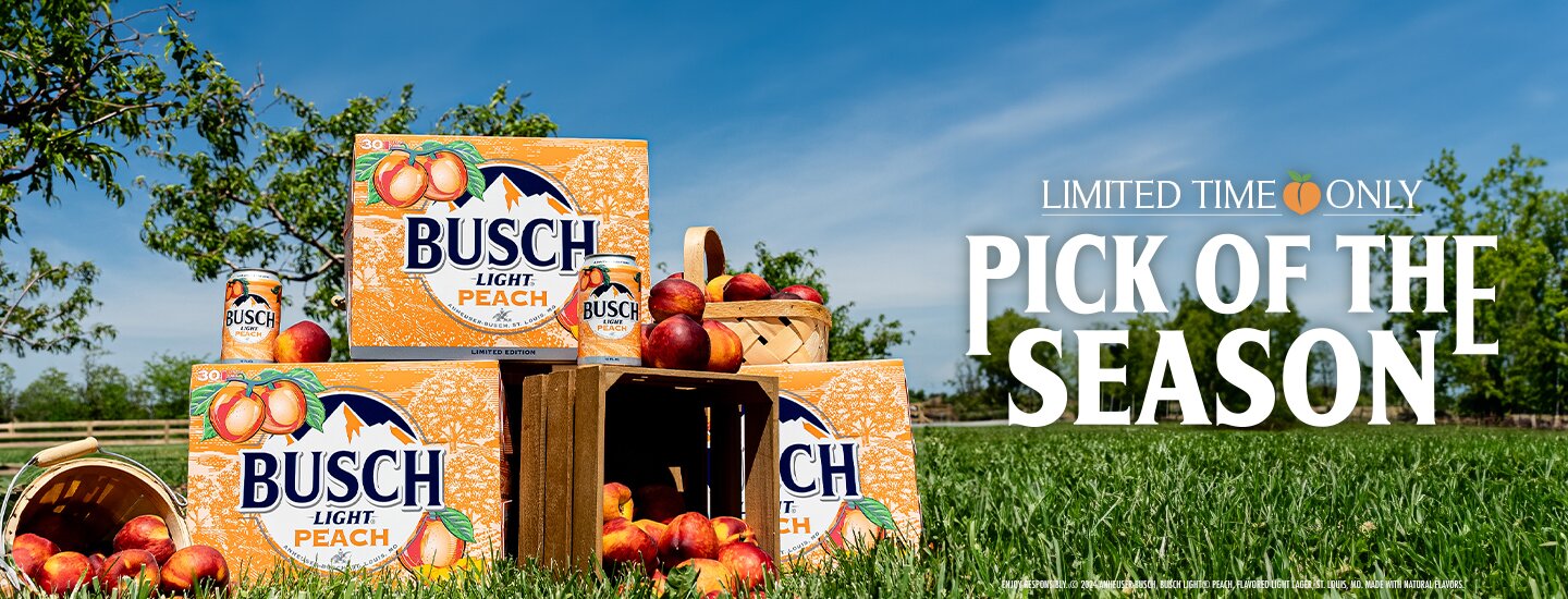 BUSCH LIGHT - PRODUCTS Busch Peach