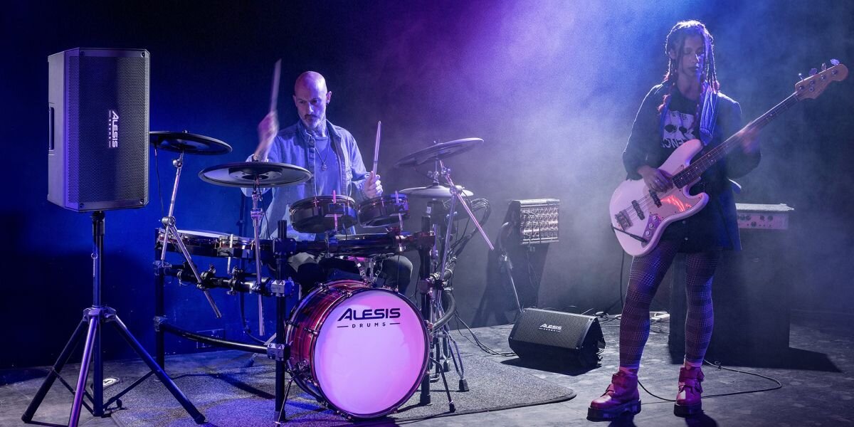 Alesis Drums Strike Amp 12 MK2 - Ultra Portable Powered Drum Speaker