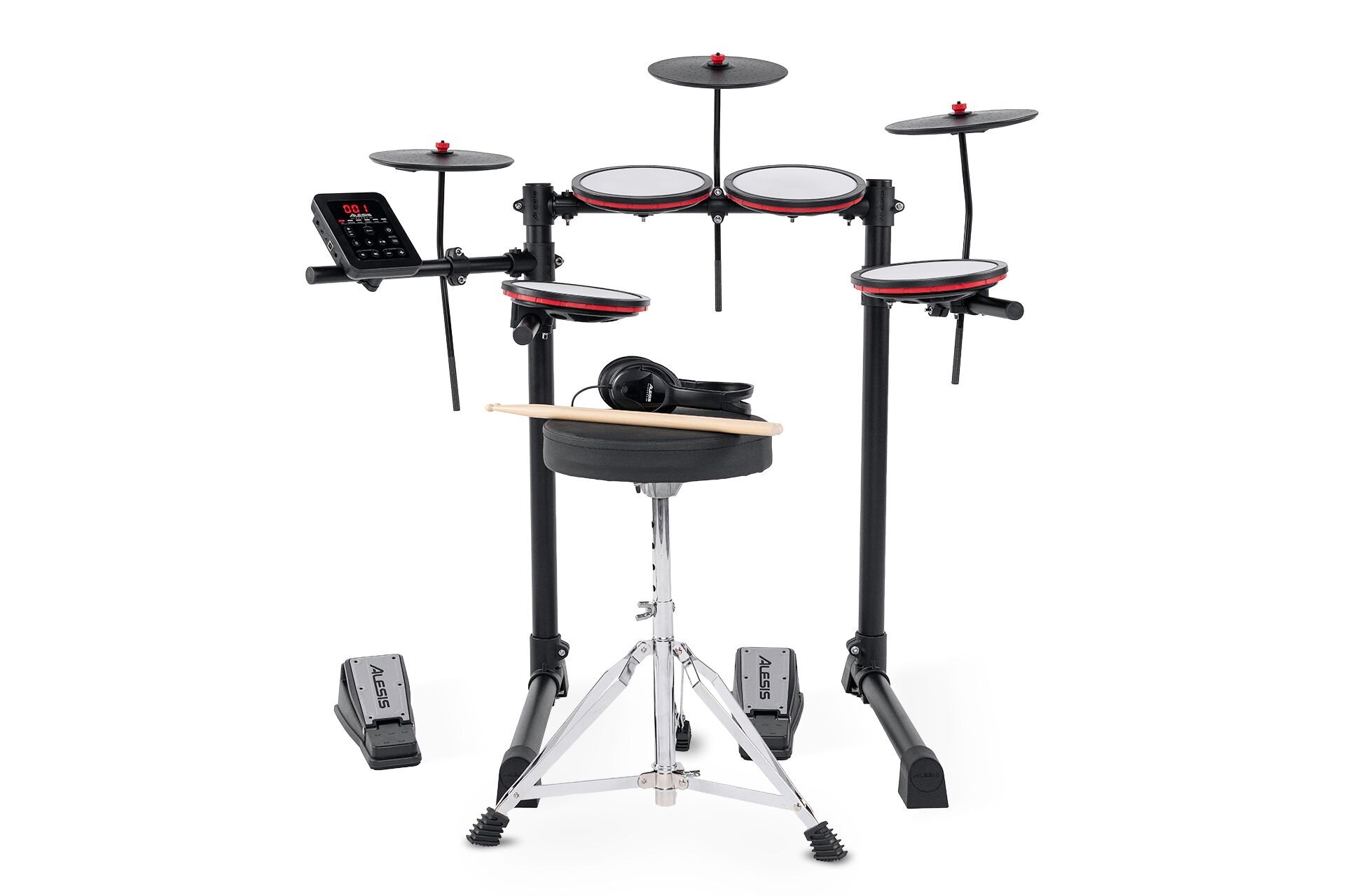 Alesis Drums Turbo Max - All-in-One 7-Piece Electronic Drum Kit for New ...