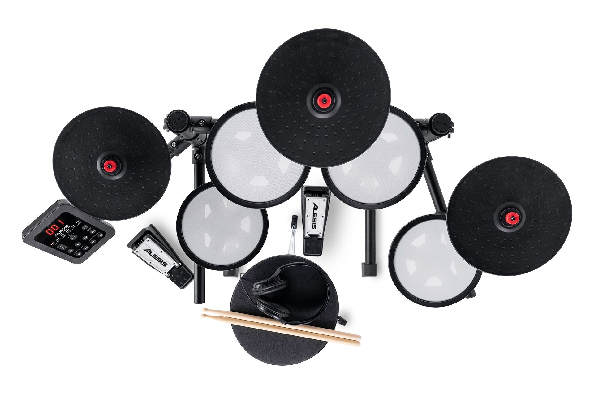 Alesis Drums Turbo Max - All-in-One 7-Piece Electronic Drum Kit for New ...