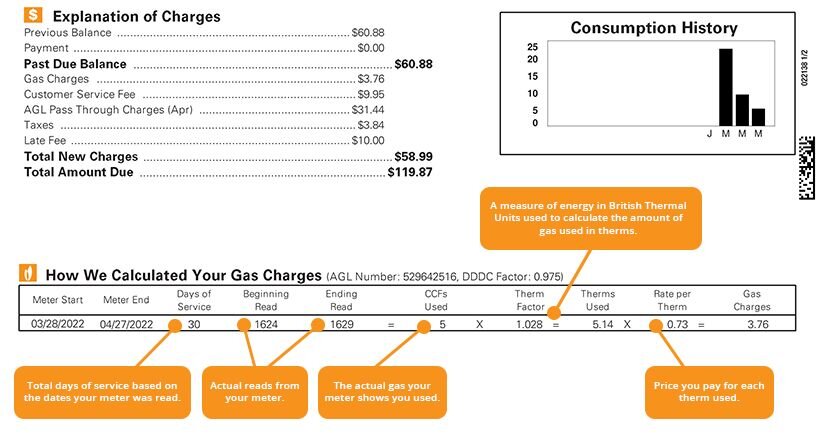 How to Read Your Natural Gas Bill from Gas South