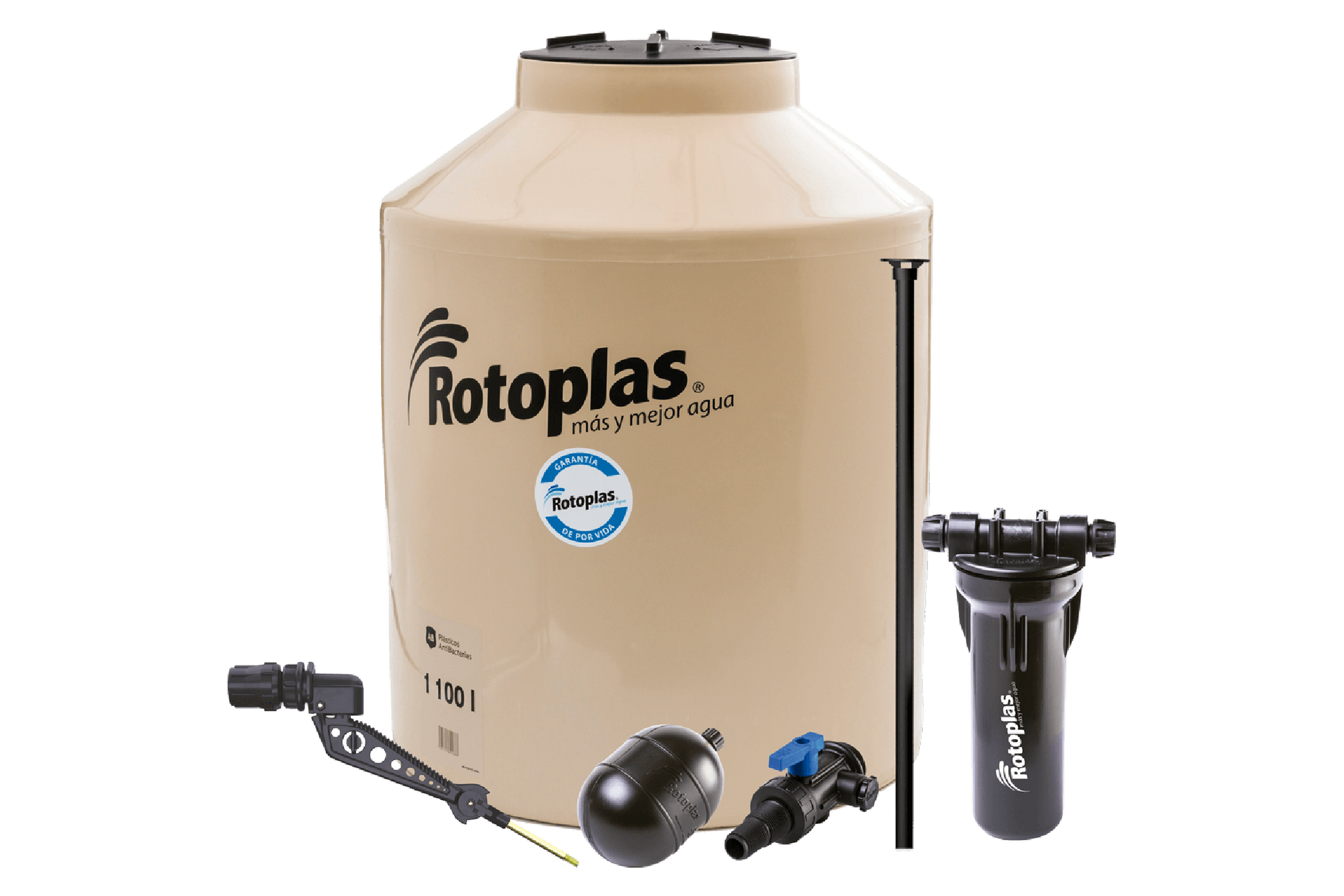 5 Beneficios de contar con un tinaco de 1100 litros de Rotoplas