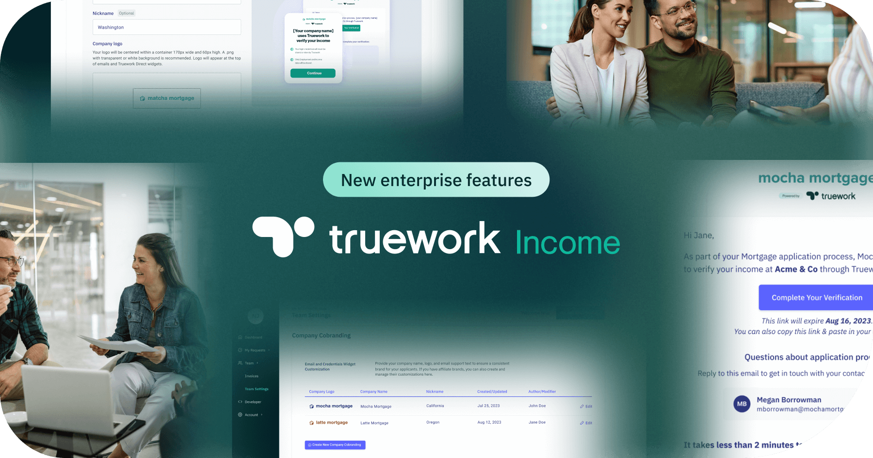Enhanced enterprise features for Truework Income (Q1 release)