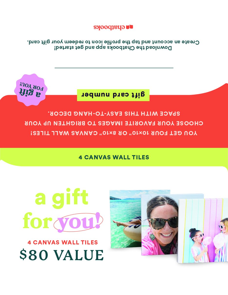 Chatbooks | Printable Presents You Can Give with a Gift Card