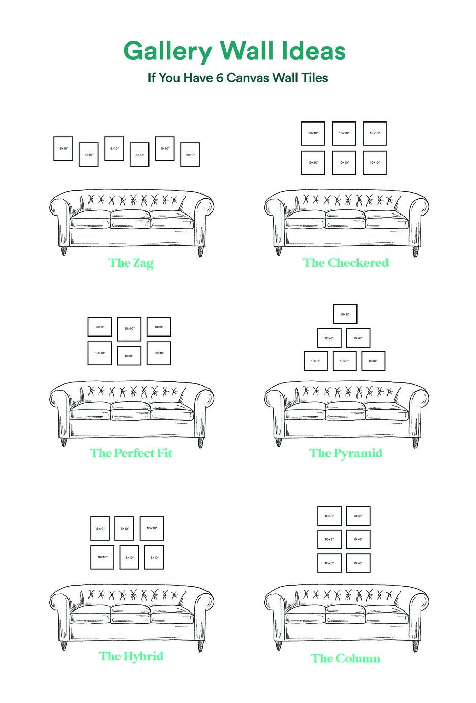 18 Gallery Wall Layouts and Ideas for 2020 - Gallery Wall Layout ...