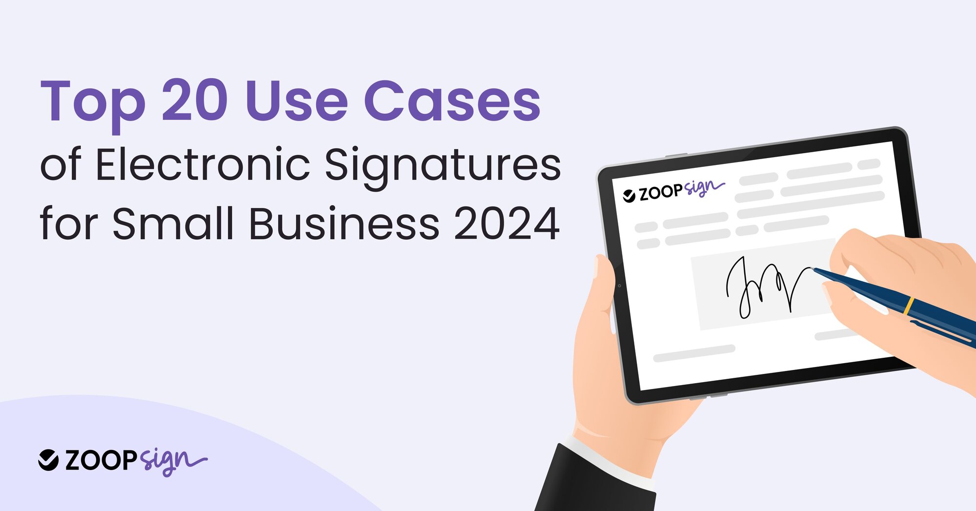 Top 20 Use Cases of Electronic Signatures for Small Business 2024 | Sunny