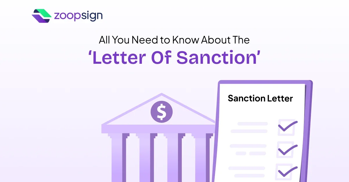 Complete Guide to Home Loan Sanction Letters | zoopsign