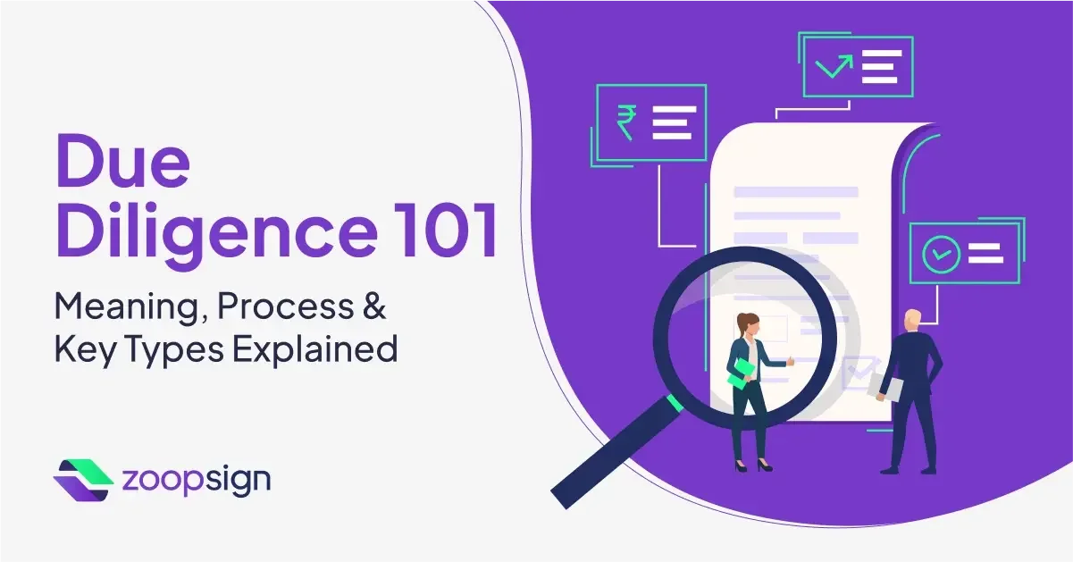 What is Due Diligence? Meaning, Process, and Types | Sunny