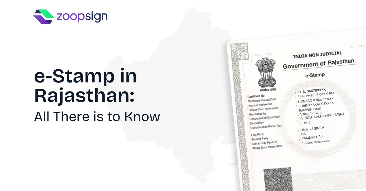 What Is E-Stamp in Rajasthan and How Does It Simplify Digital Stamp ...