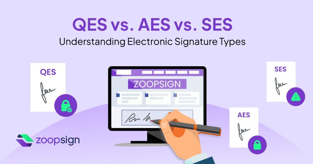 QES vs. AES vs. SES: Understanding Electronic Signature Types | Sunny