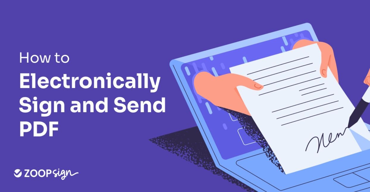 How to Electronically Sign and Send Pdf | Sunny