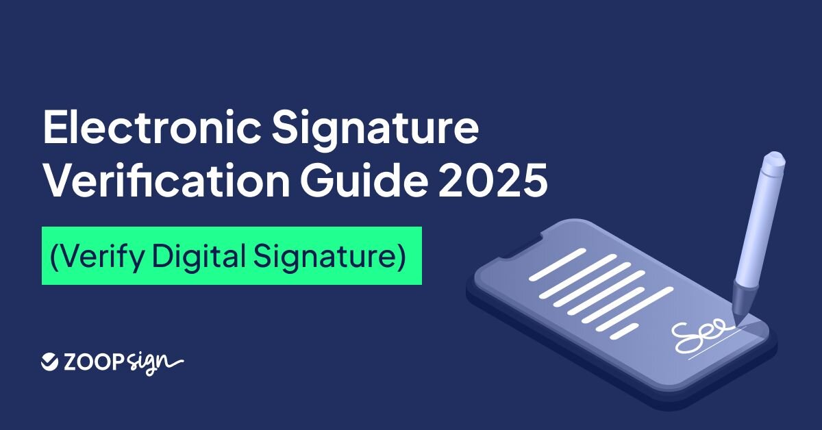 Electronic Signature Verification Guide 2025 (Verify Digital Signature ...